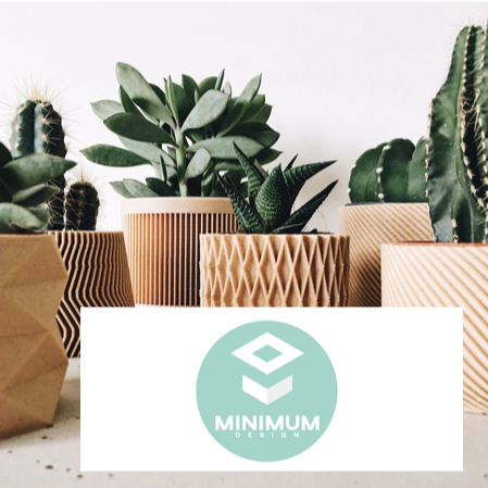 Minimum Design, caches pots et vases en bois - Les éthiquetés